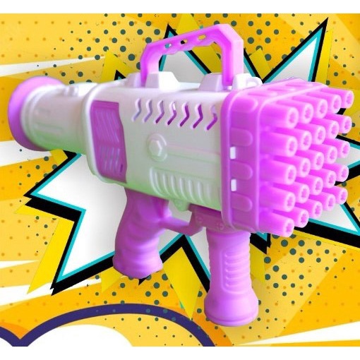 Jual Bubble Gun Basoka Tembakan Balon Gelembung Sabun Bazoka 25 Mata ...