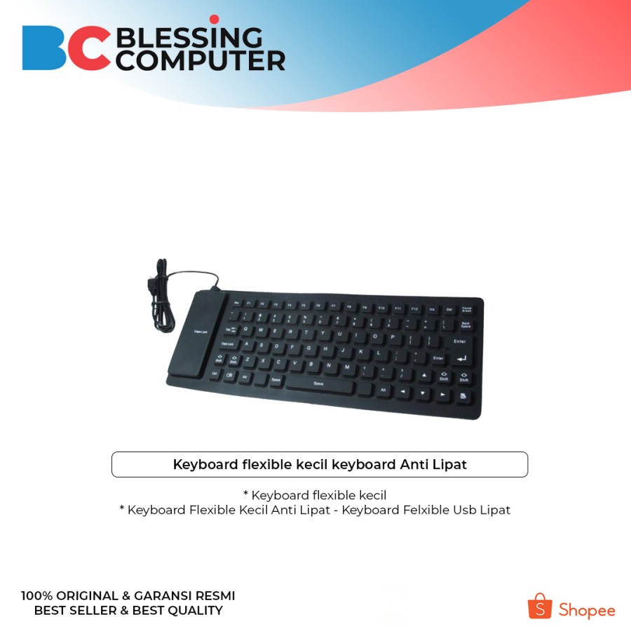 Jual Keyboard flexible kecil keyboard Anti Lipat | Shopee Indonesia