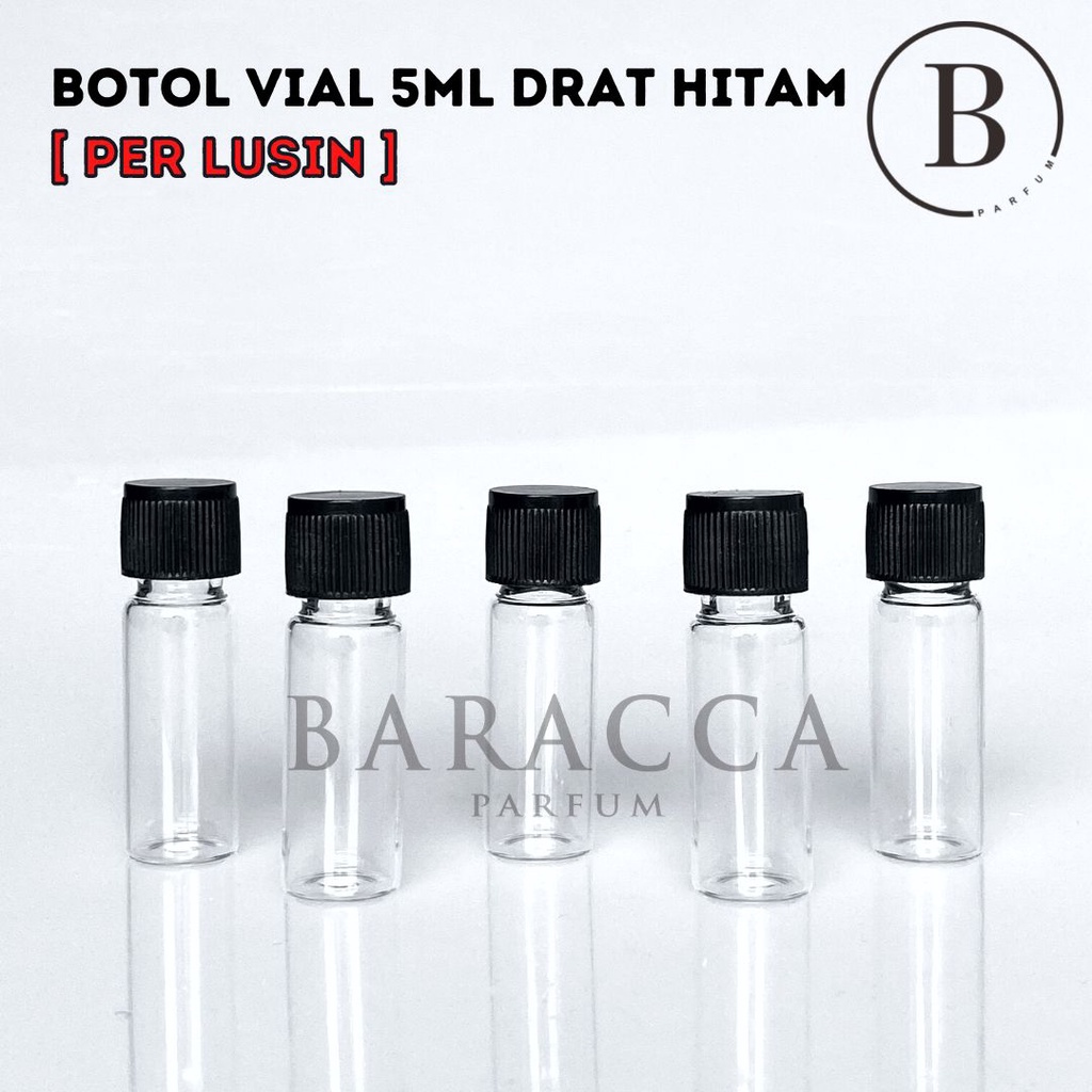Jual Botol Tester Parfum Kaca 5ML - Botol Tester 5ML - Botol Vial Kaca ...
