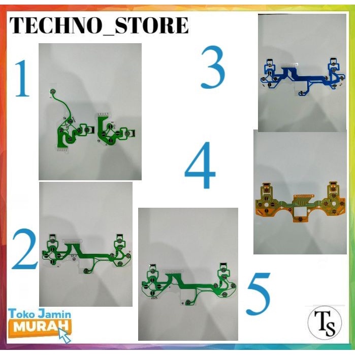 Jual Papan PCB Plastik Flexible For Controller Stick Stik PS4 Fat Slim ...