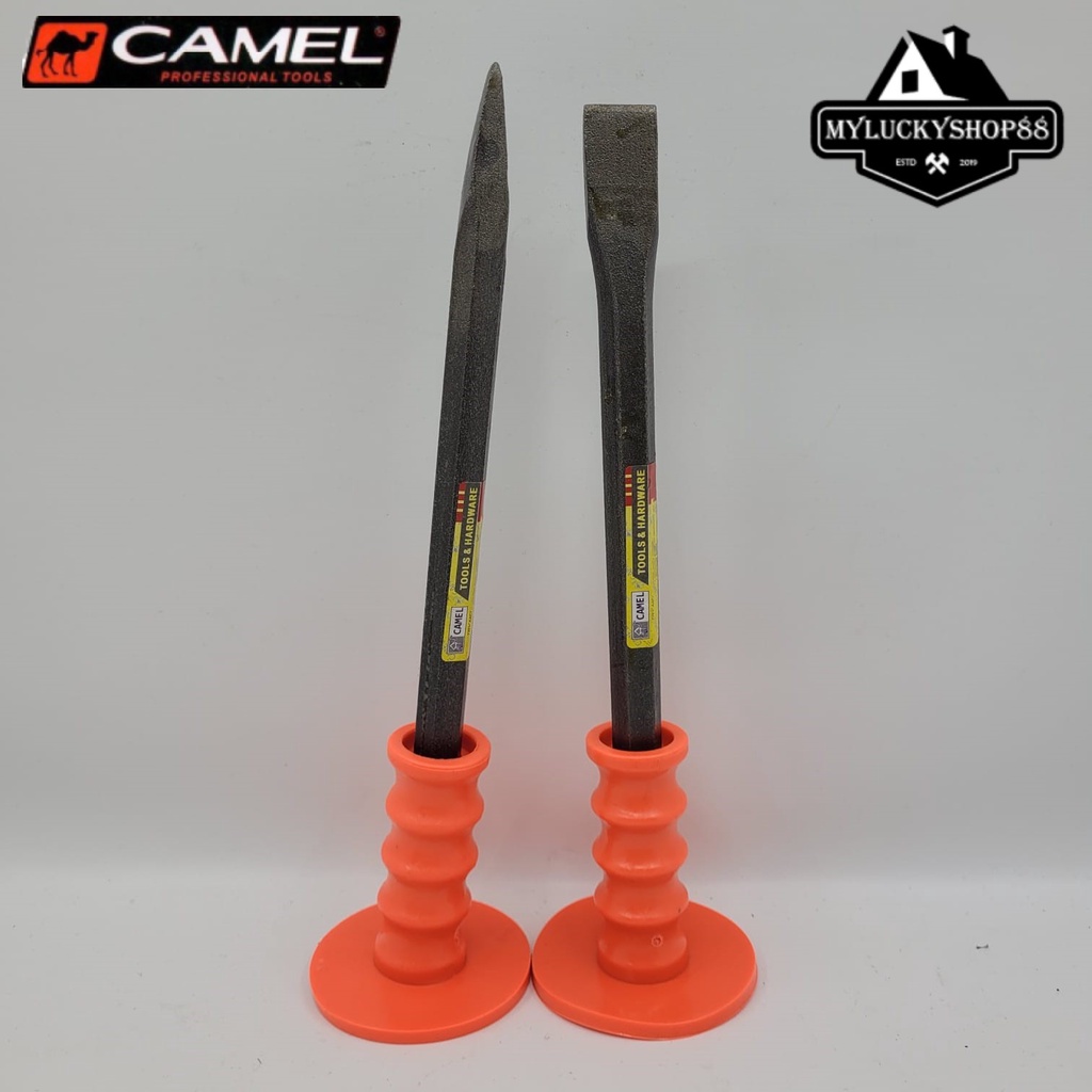 Jual Camel Pahat Batu Beton Bulat Pipih Lancip 12 inch Pahat Topi ...
