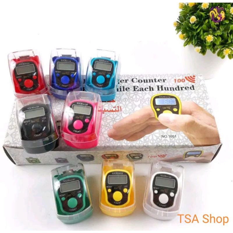 Jual Tasbih Digital LED + ALARM (bunyi alarm setiap hitungan 100 dan ...