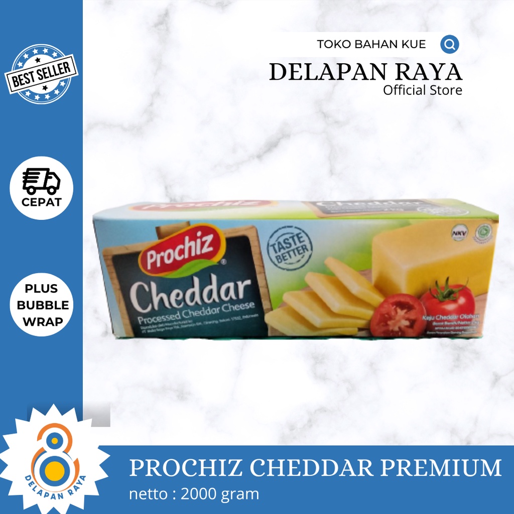 Jual PROCHIZ CHEDDAR 2KG - 8Raya | Shopee Indonesia