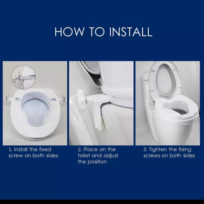 Jual Kamar Mandi Toilet Seat Raised / Peninggi Dudukan Toilet A ...