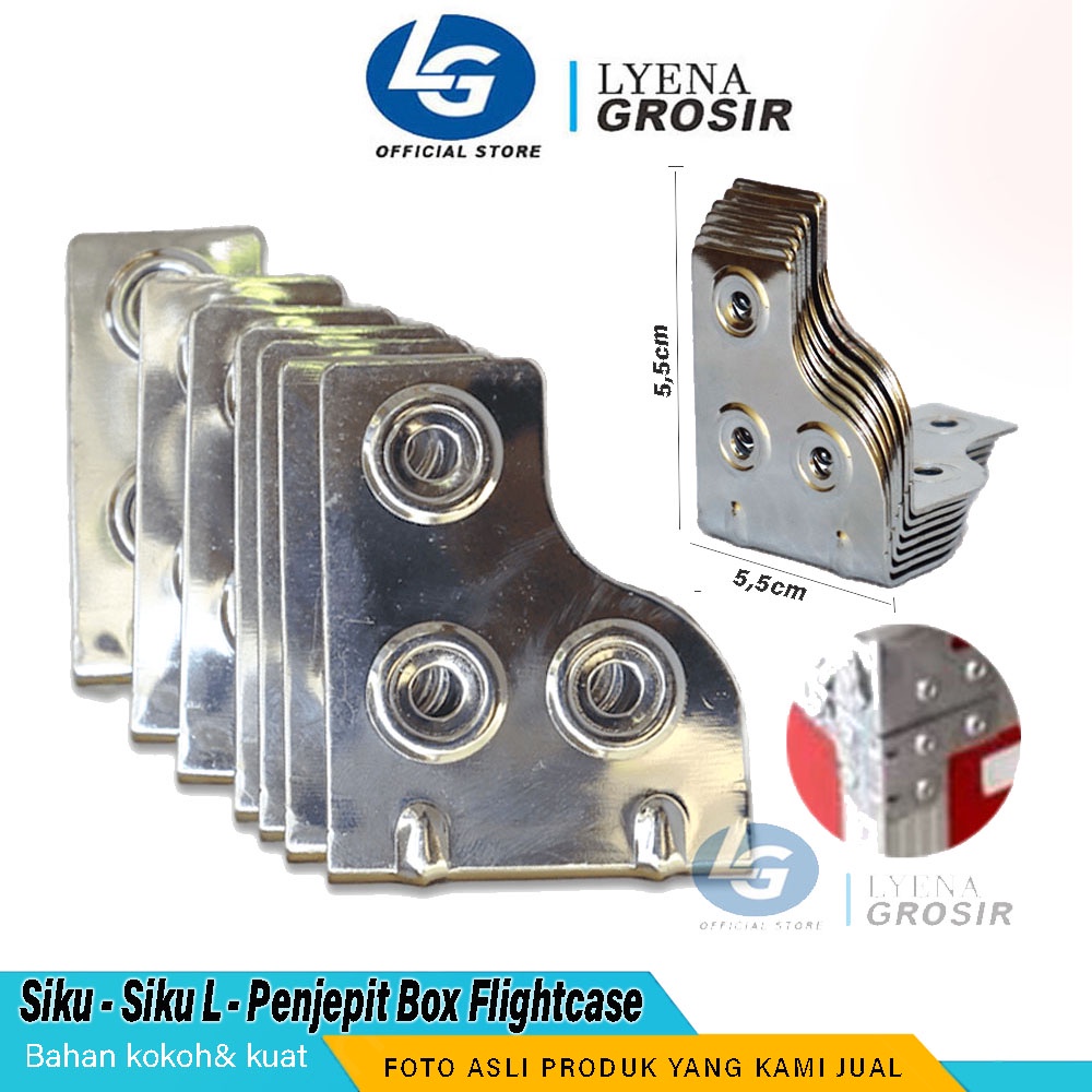 Jual Siku - Siku L - Penjepit Box Flightcase - Hardcase Ukuran Sedang ...