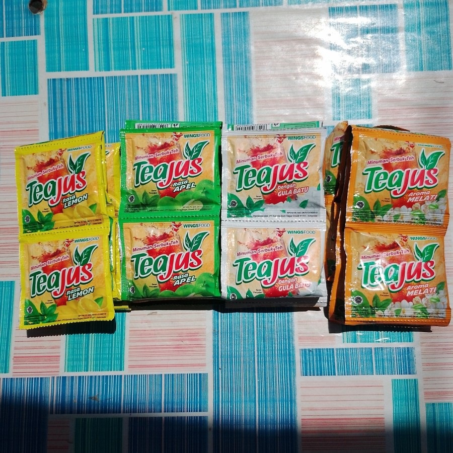 Jual TEAJUS (Gula Batu / Melati / Lemon / Apel / Madu) | Shopee Indonesia