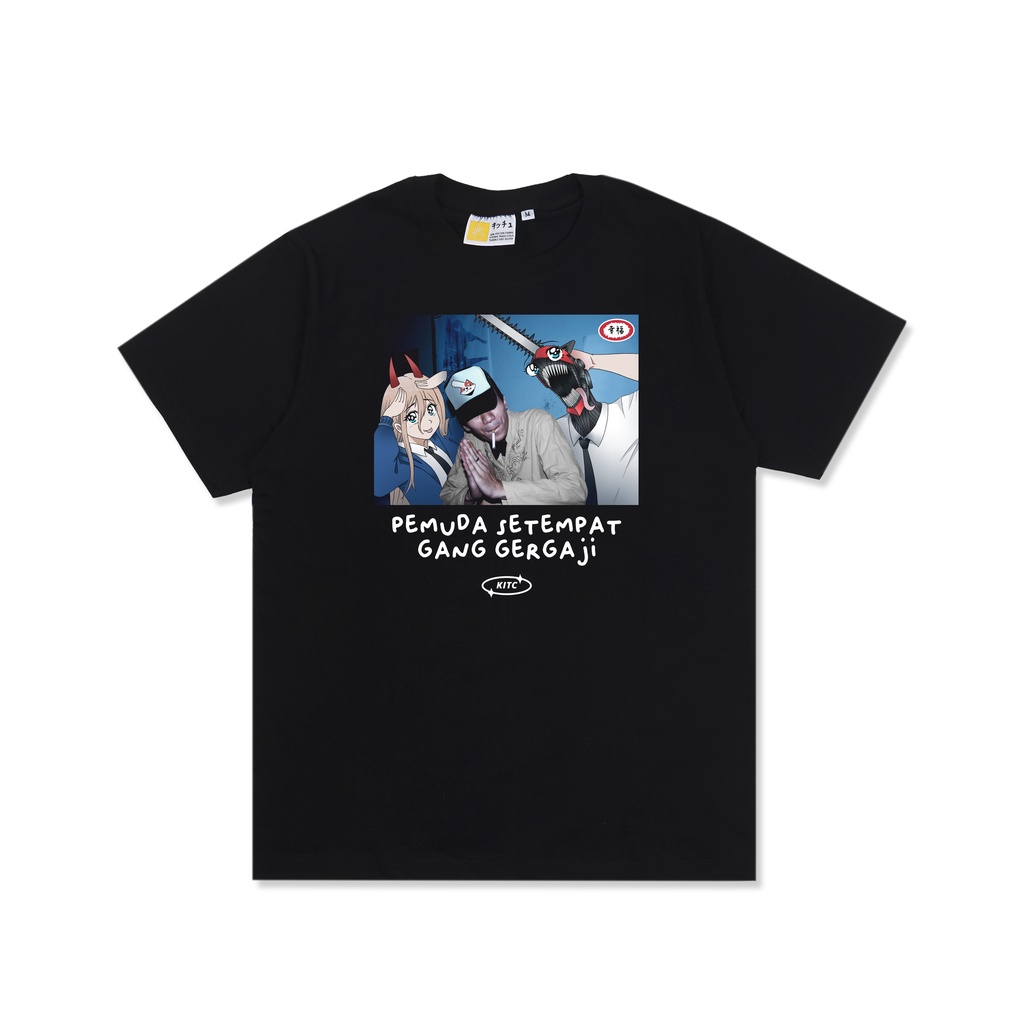 Jual KITC Kaos Gang Gergaji Oversize Tees | Shopee Indonesia
