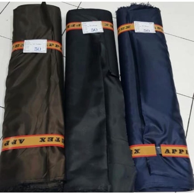Jual PER MTR KAIN DORMIL TWILL furing jaket dan furing jas | Shopee ...