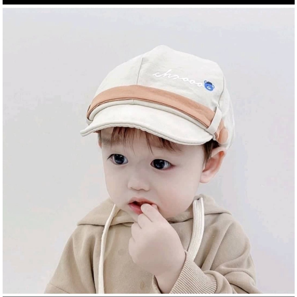 Jual topi anak terbaru model list chroo // topi anak lucu dan kekinian ...