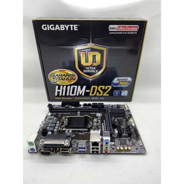 Jual MOTHERBOARD GIGABYTE H110M DS2 RESMI LGA 1151 | Shopee Indonesia