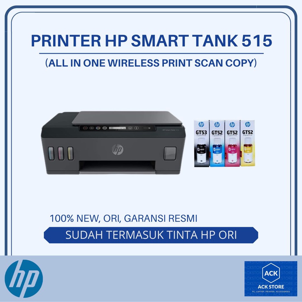Jual Printer HP Smart Tank 515 - All in One AIO Wireless Print Scan ...