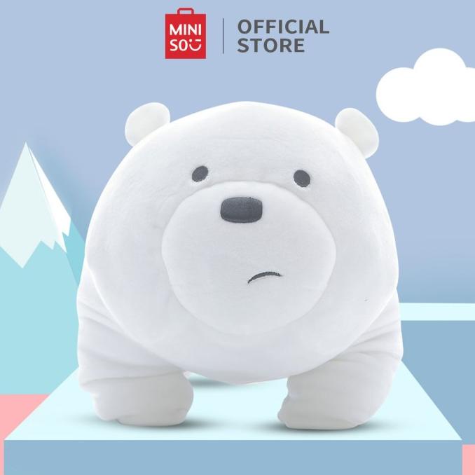 Jual Miniso Official Boneka mainan We bare bears - standing doll Plush ...