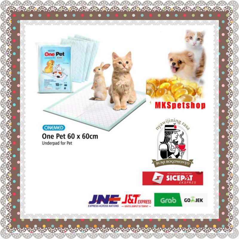 Jual Onemed Underpad One Pet Training Pad/Perlak Alas Kencing Hewan uk ...