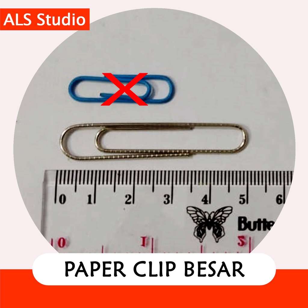 Jual Klip Kertas / Paper Clip BESAR 1 PCS | Shopee Indonesia