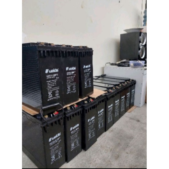 Jual Battery Vrla 12V 100ah merk Weida | Shopee Indonesia