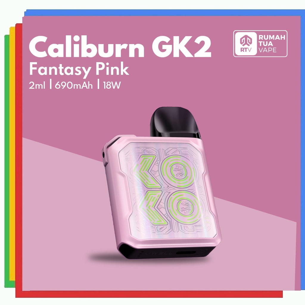 Jual UWELL CALIBURN GK2 FANTASY PINK 690MAH POD | Shopee Indonesia