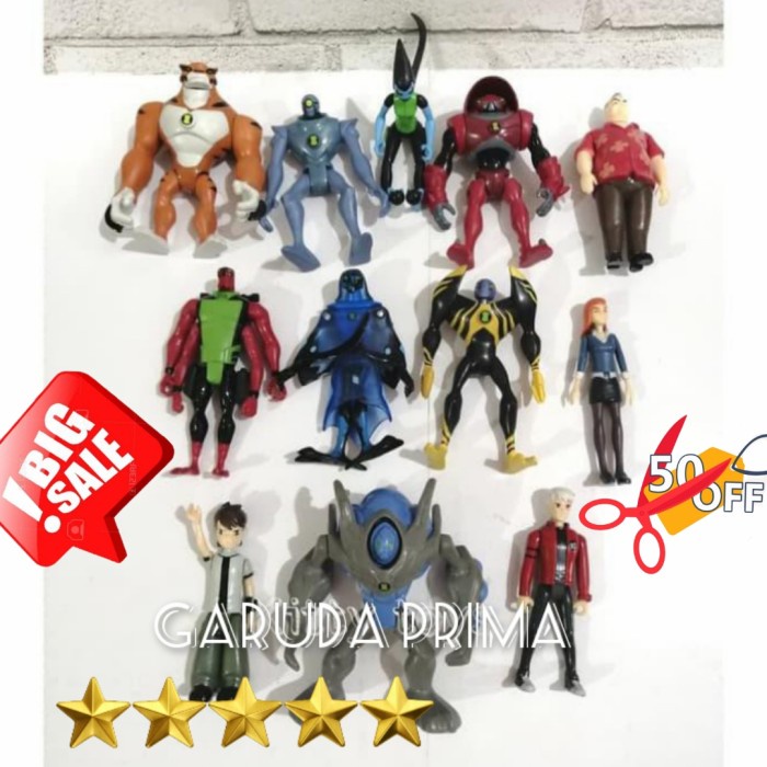 Jual figure ben 10 ben ten isi 12pcs murah cocok buat kado | Shopee ...