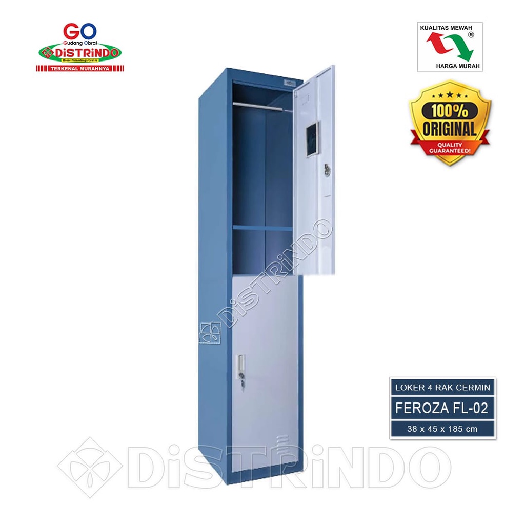 Jual Distrindo Furniture - Lemari Locker Besi Tebal 2 Pintu + KUNCI ...