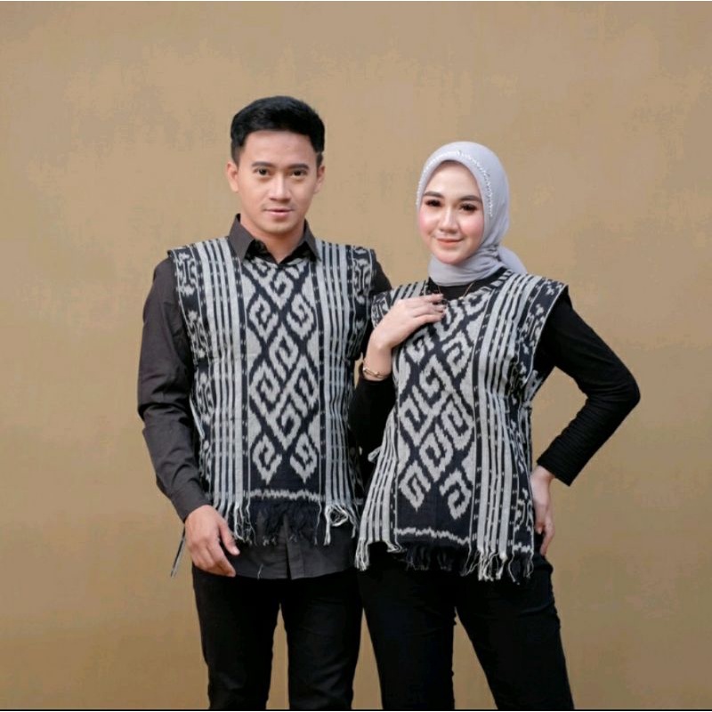 Jual Tora Vest Model Fasion rompi wanita pria unisex Baju tenun Rompi ...