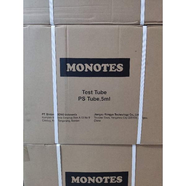 Jual Monotes Ps Test Tube 12x75mn Tabung Reaksi plastik Cartonan ...