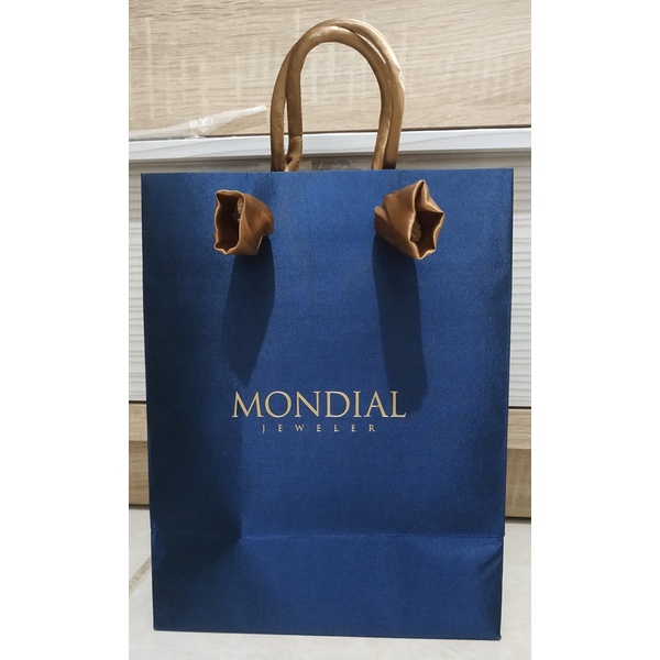 Jual Paperbag Paper Bag Tas Karton Mondial Jewelry | Shopee Indonesia