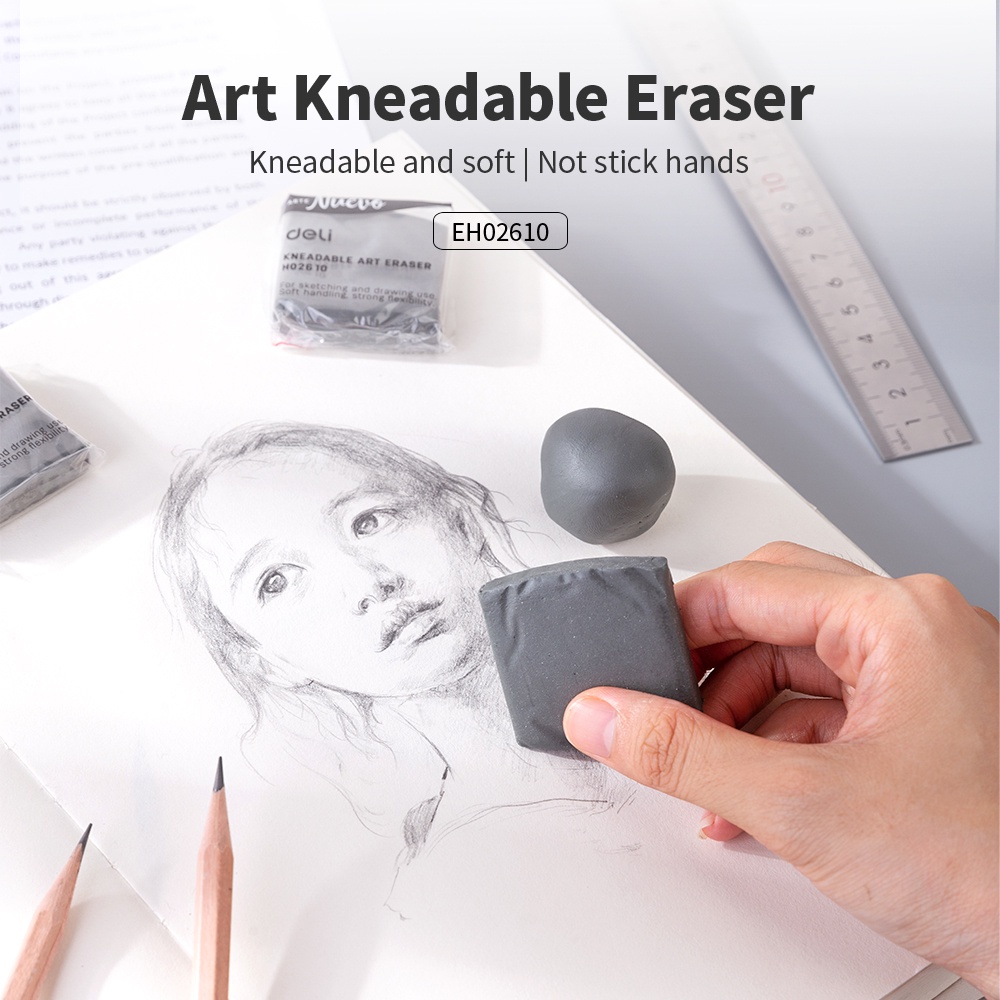 Jual Deli Kneadable Eraser / Art Kneadable Eraser DELI EH02610 Arte ...
