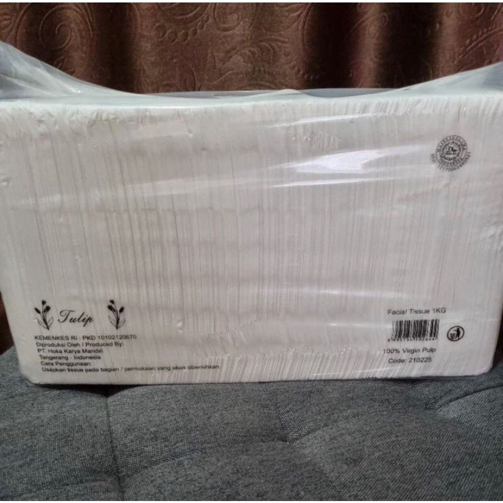 Jual Tissue TULIP - Facial Tissue Wajah 1000 gr / 1 KG (2 Ply) I Tisu ...