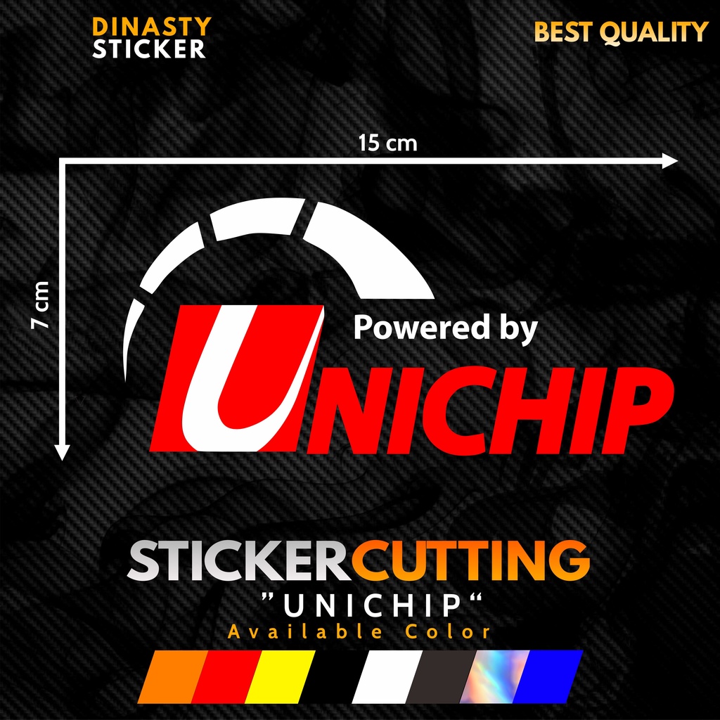 Jual STICKER STIKER CUTTING VIRAL UNICHIP DASTEK RACING SPEED RACE ...