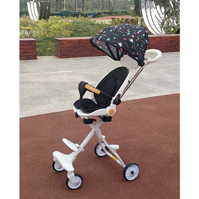 Jual Baby stroller Trike magic 3 posisi duduk lipat dorong 2 arah ...