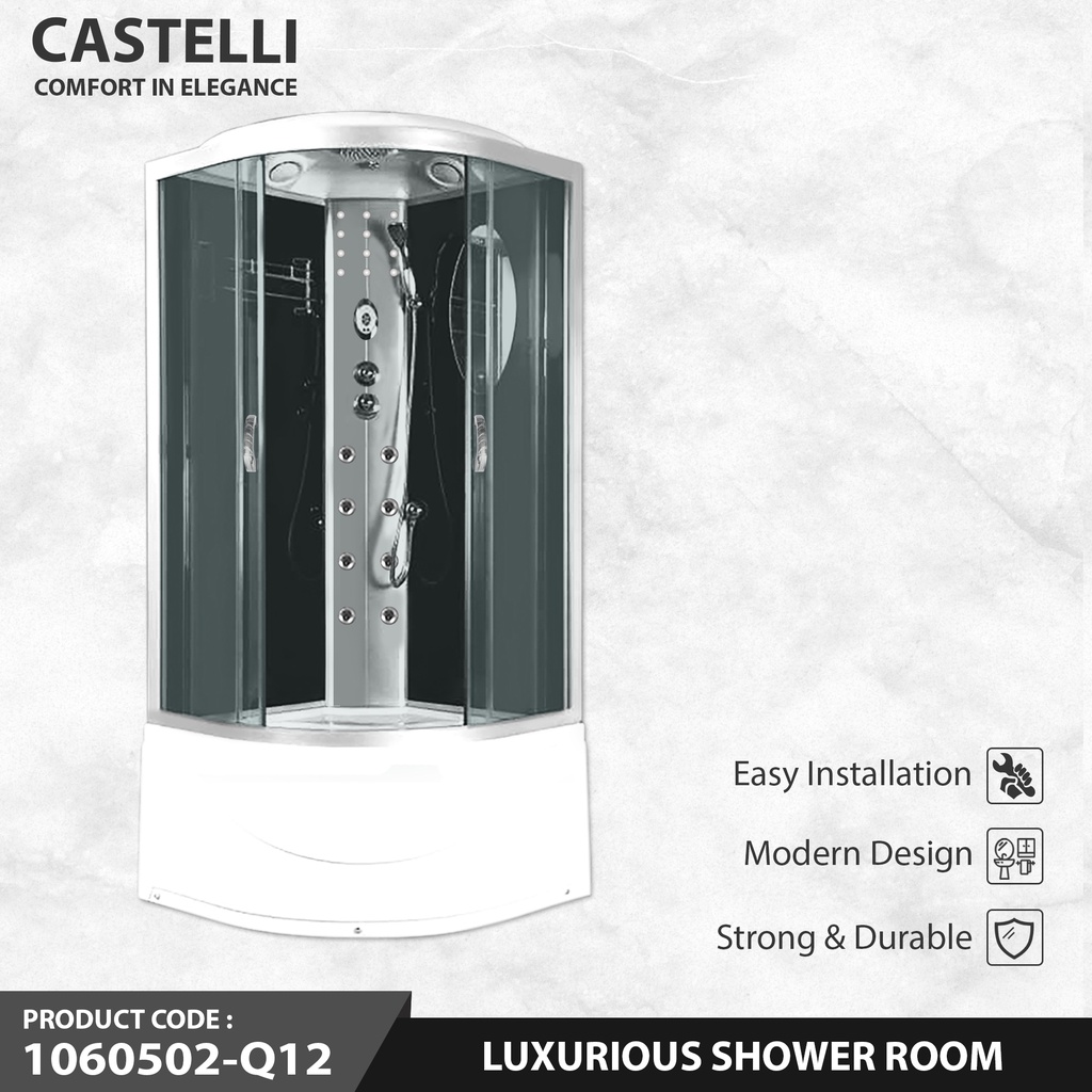 Jual Shower Box Castelli Shower Screen Kamar Mandi Oval Luxurious ...