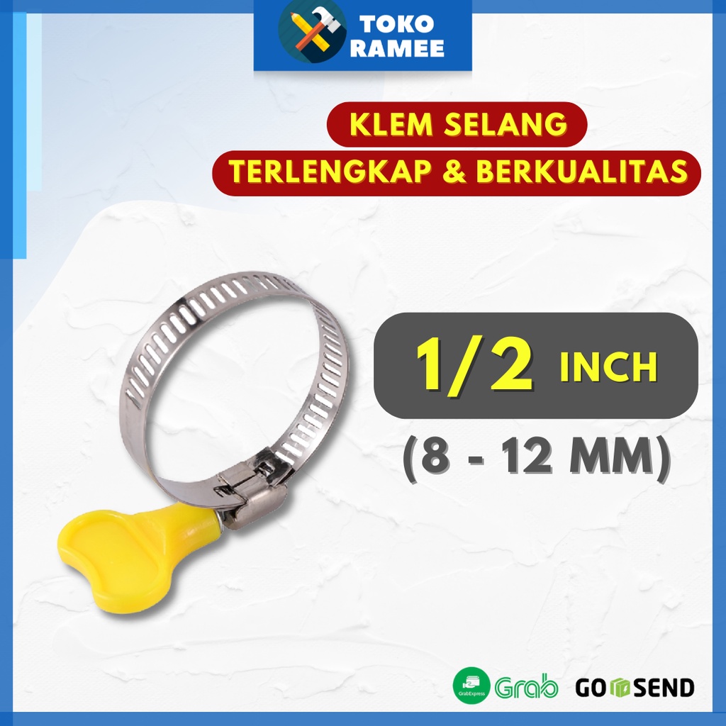 Jual Klem / Kleman / Klam + Kuping Penjepit Pengunci Selang Air dan ...