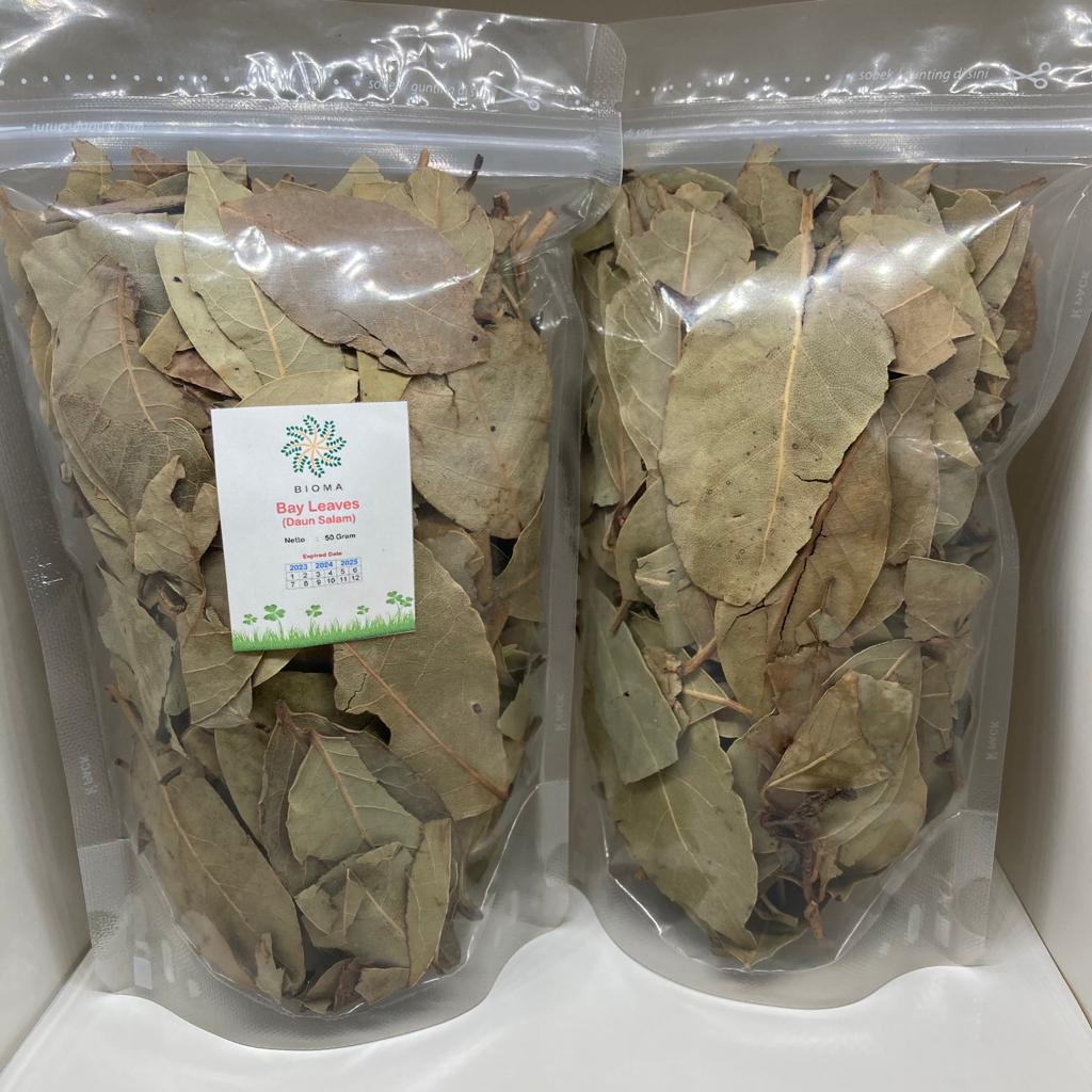 Jual Daun Salam Kering / Bay Leaves Tanpa Pengawet Sebagai Bahan Pelengkap Masakan dan Kesehatan ...