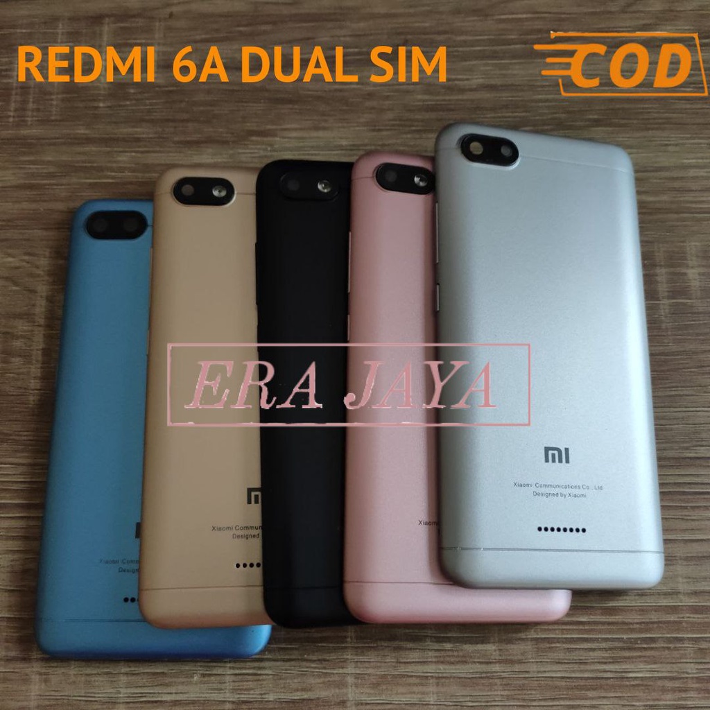 Jual XIAOMI REDMI 6A - Backdoor Tutup belakang Hp Xiaomi Redmi 6A Dual ...