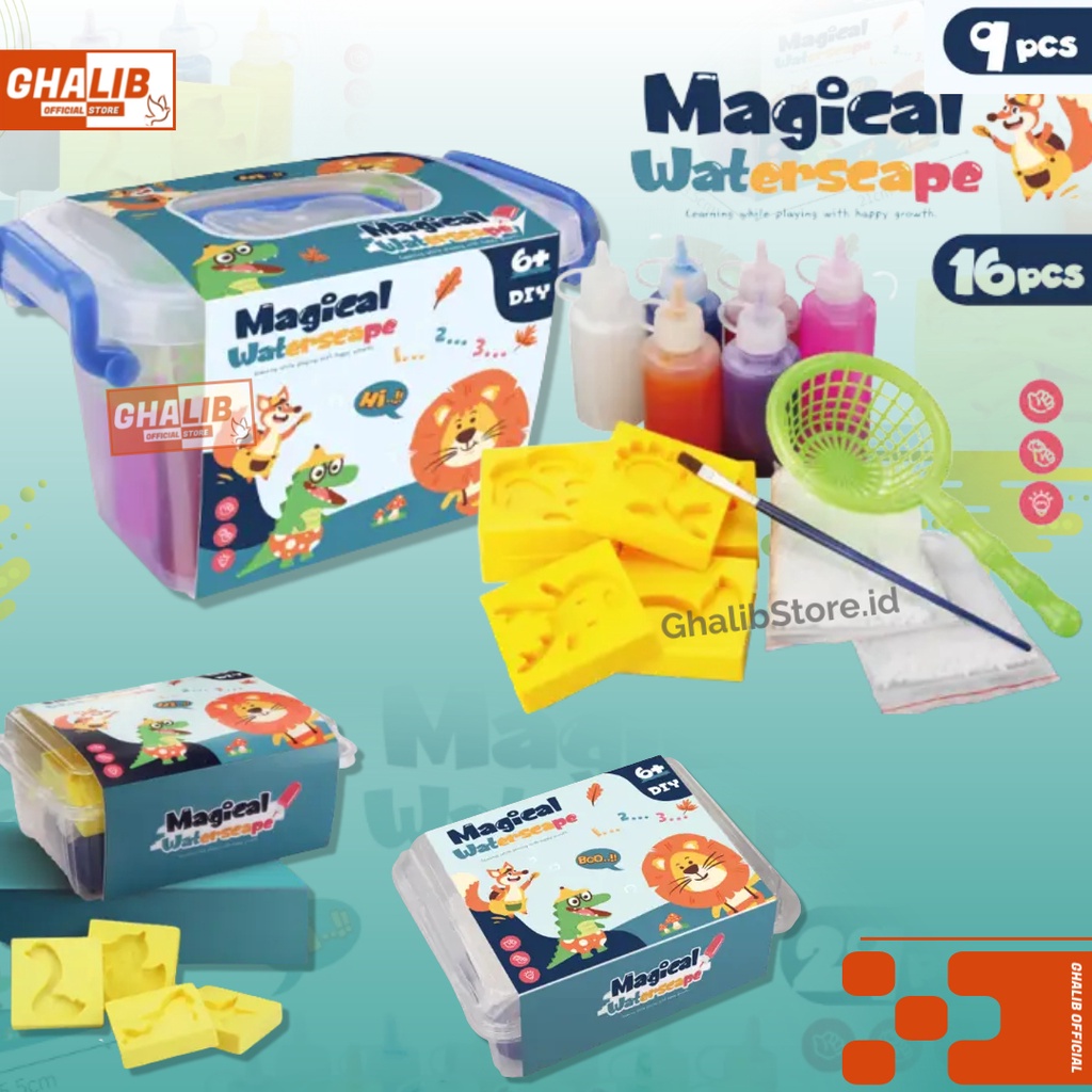 Jual Mainan Water Magic Jelly Magical Waterscape DIY Kreatif Edukasi ...