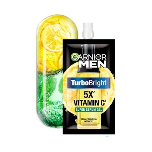 Jual Garnier Men TurboBright Brightening Vitamin C Super Serum Gel ...