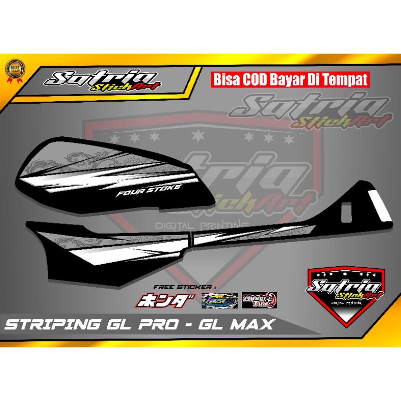 Jual STRIPING VARIASI GL PRO GL MAX STIKER LIST MOTOR GL STRIPING ...