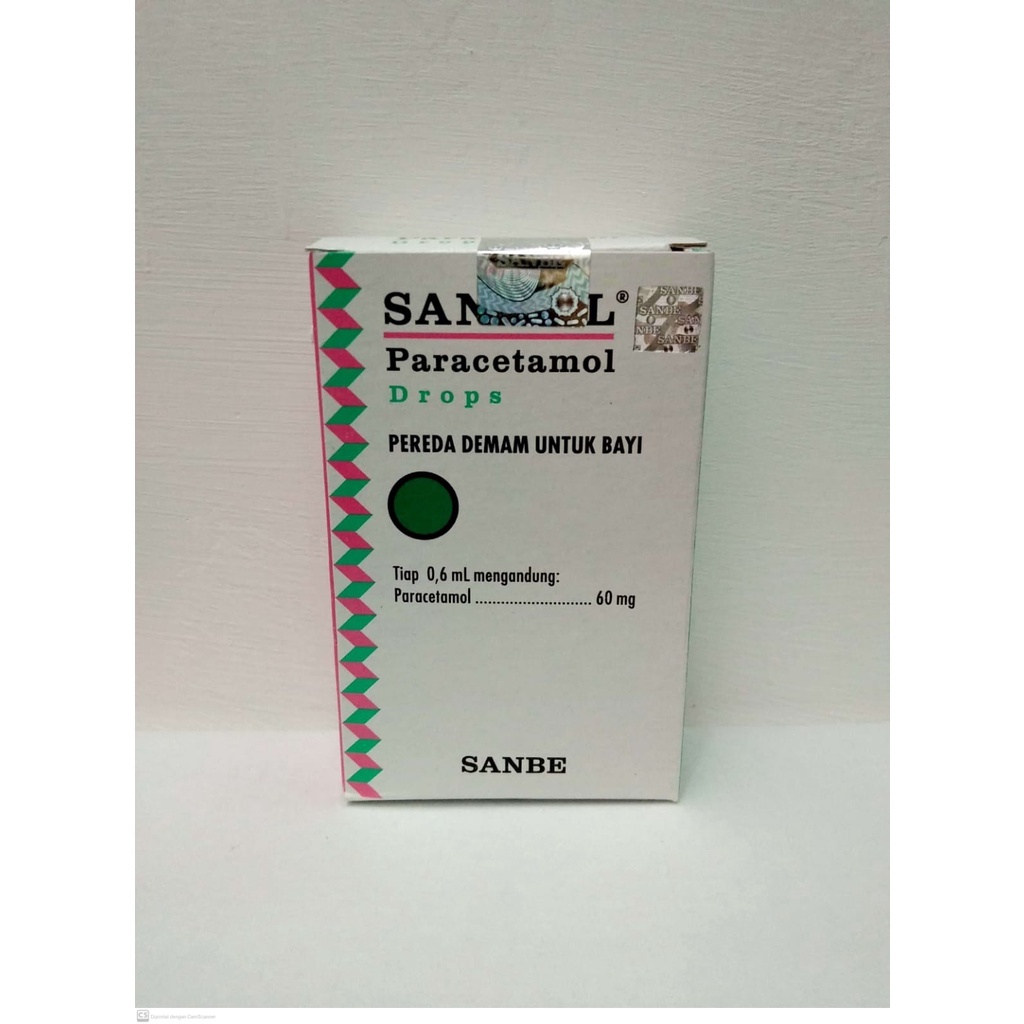 Jual Sanmol Paracetamol Drop 15ml / Penurun Demam / antipiretik dan ...
