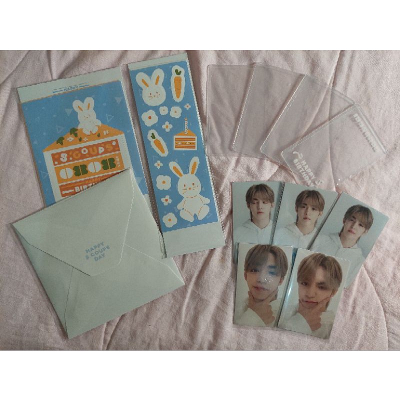 Jual SHARING SEVENTEEN SCOUPS BIRTHDAY BOX VER 2 PHOTOCARD TOPLOADER SET STICKER SET BIRTHDAY ...