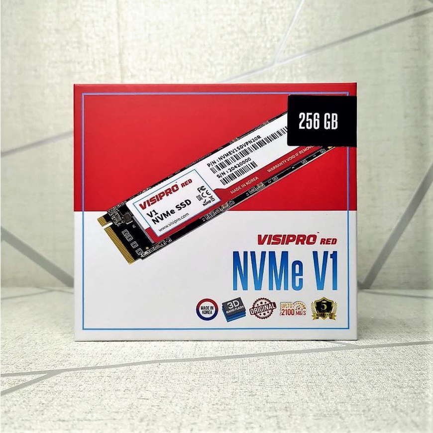 Jual SSD M.2 NVME PCIe Visipro Red 256GB | Shopee Indonesia