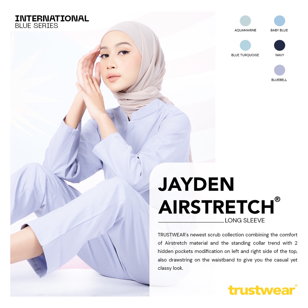 Jual [Scrubs Jayden] Doctor`s Scrub/Set Baju Celana Jaga OKA OK Perawat ...