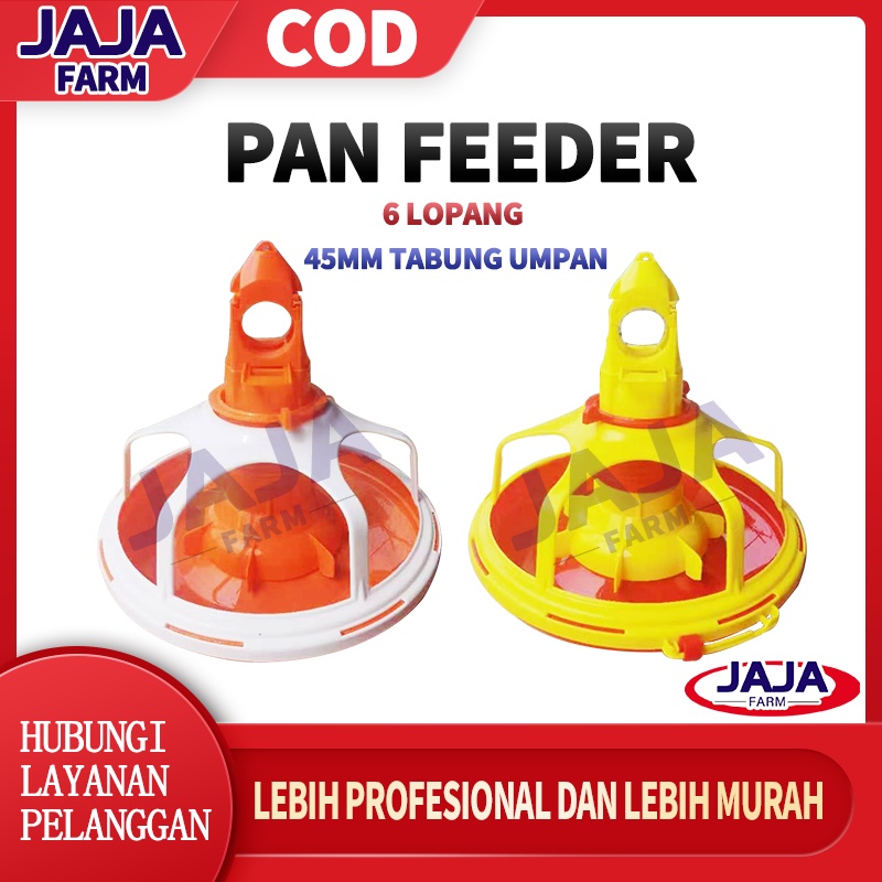 Jual Pan Feeder 6 Lopang - 45mm Tabung Umpan Tempat Pakan Ayam Otomatis / Alat Ternak Ayam ...