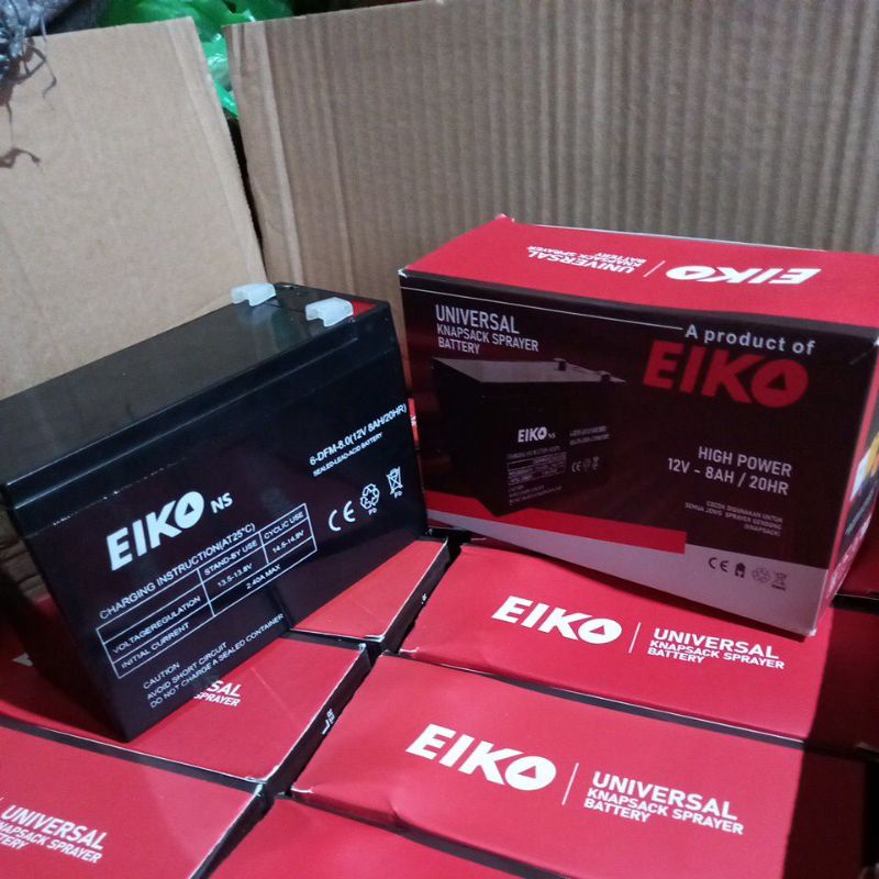 Jual ORIGINAL ACCU/AKI BATERY SPRAYER EIKO NS 12V 8AH/20HR UNTUK MESIN SEMPROT ELEKTRIK CAS ...