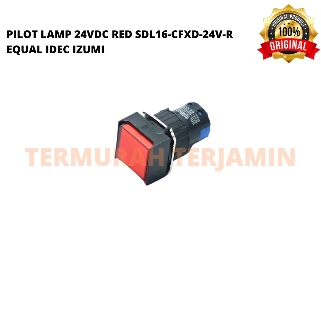 Jual PILOT LAMP 24VDC RED SDL16-CFXD-24V-R EQUAL IDEC IZUMI | Shopee ...