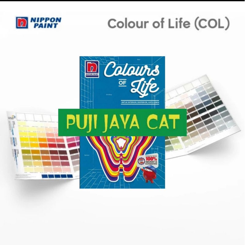 Jual KATALOG SAMPEL WARNA CAT TEMBOK NIPPON PAINT | Shopee Indonesia