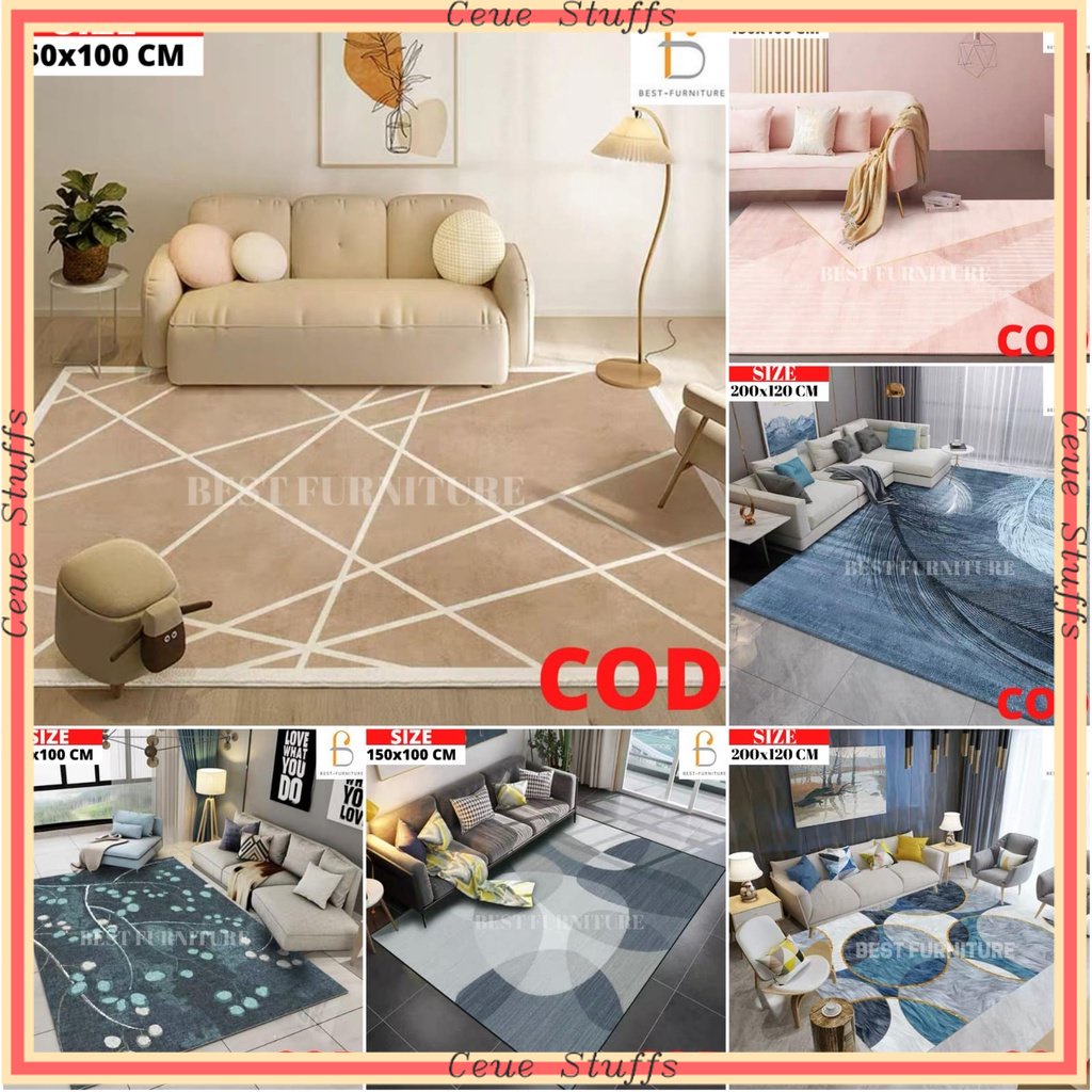 Jual PROMO KARPET AESTHETIC MODEL TERBARU BIKIN CANTIK RUANGAN !! Best ...