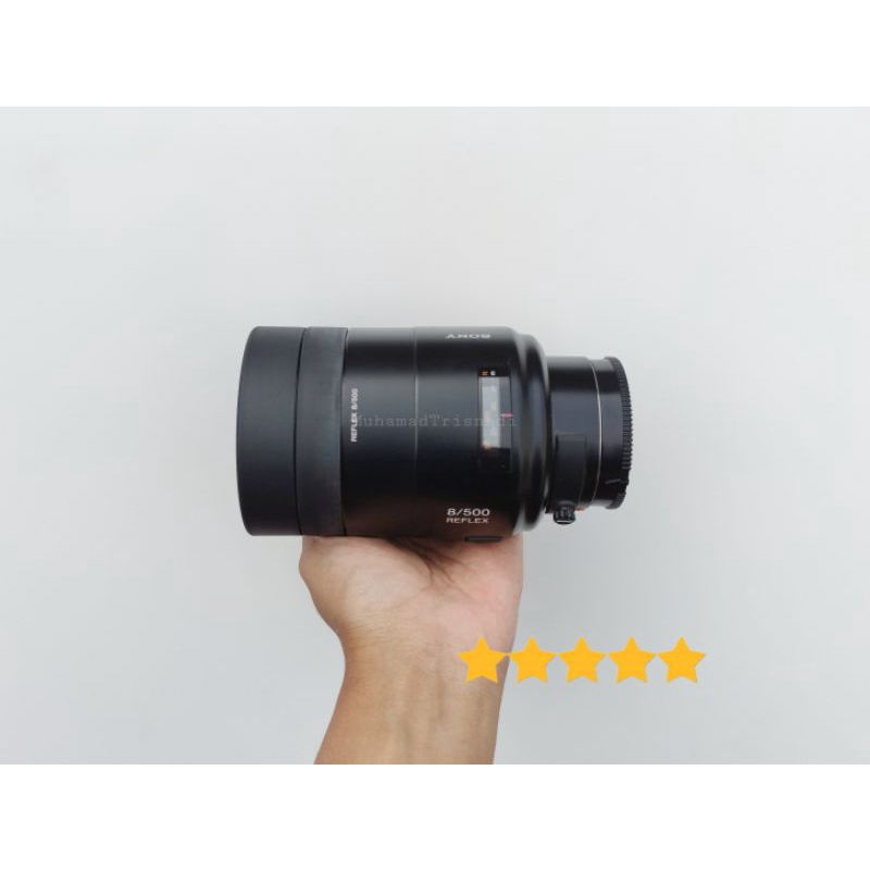 Jual Lensa DSLR SLR Sony REFLEX 500mm F8 Lens miorr mount A Hitam Murah ...