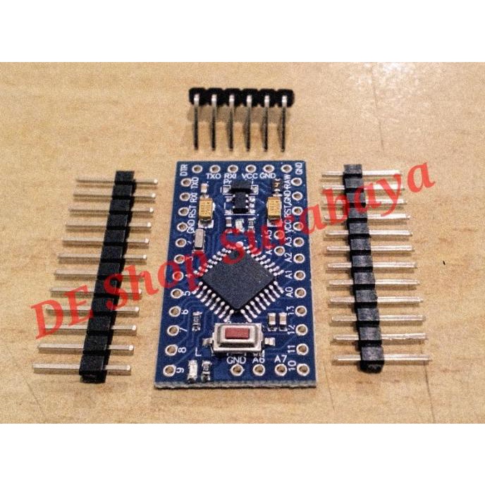 Jual Pro Mini 5V/16MHz Atmega328P-AU Arduino Compatible TERBATAS Kode ...