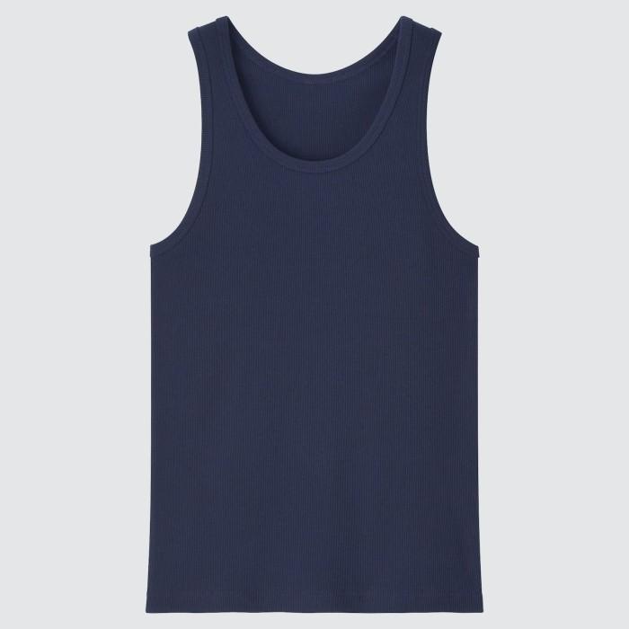 Jual Inner Uniqlo Tank Top Rib Dry Warna Pria | Shopee Indonesia