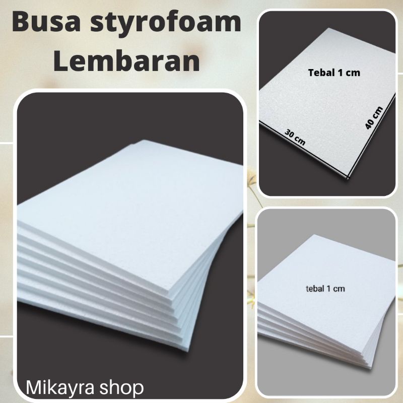Jual ( PAKET 10 PSC) STEROPOAM TAMBAHAN PACKING/40x30x1cm Papan ...