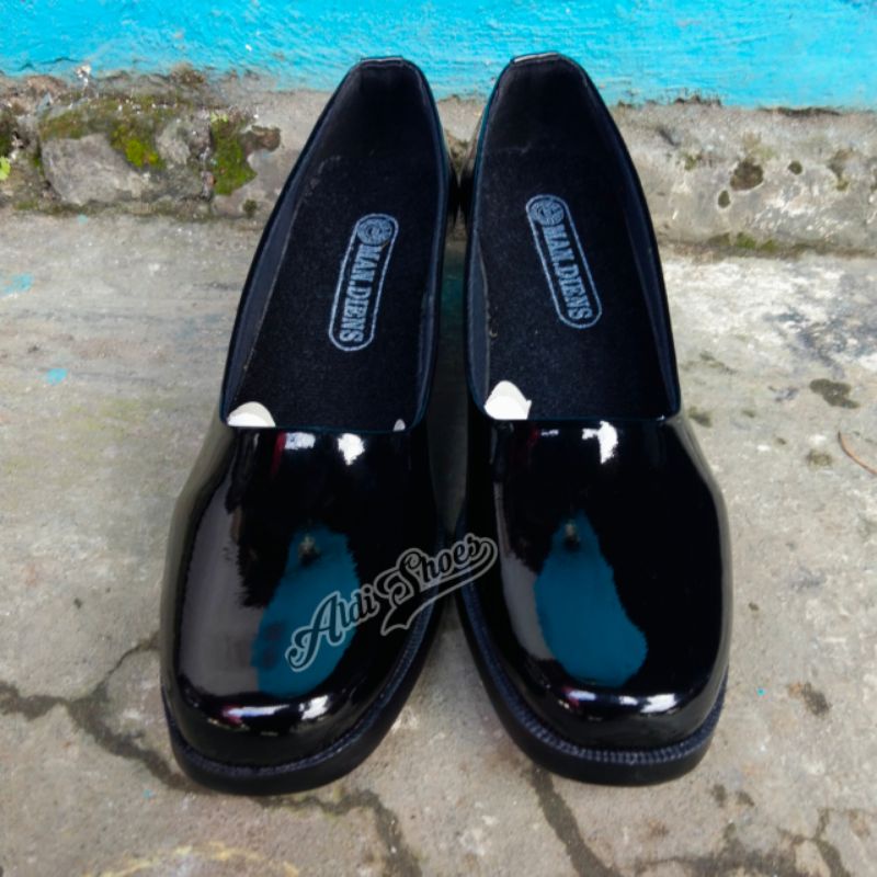 Jual SEPATU PDH POLWAN PDH KOWAD ERMAS HAK 5 CM HITAM PERSIT ...
